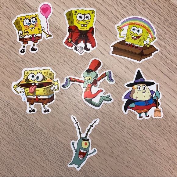 Art | Spongebob Stickers 7 | Poshmark